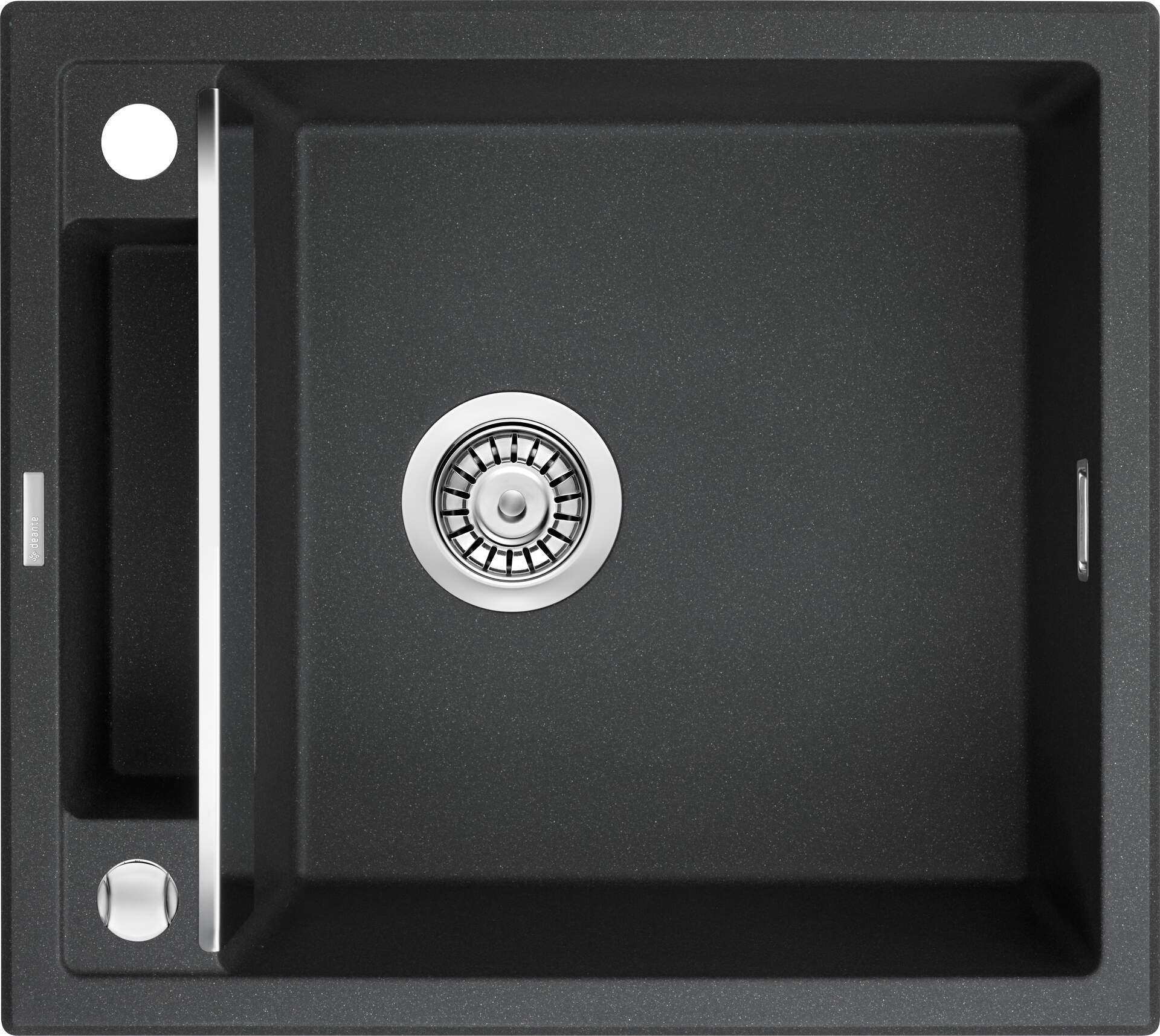 MAGNETIC Magnetic granite sink, 1-bowl - metallic graphite - ZRM_G103 ...